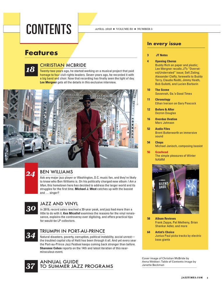 Features: Christian Mcbride | PDF | Entertainment (General) | Jazz Music