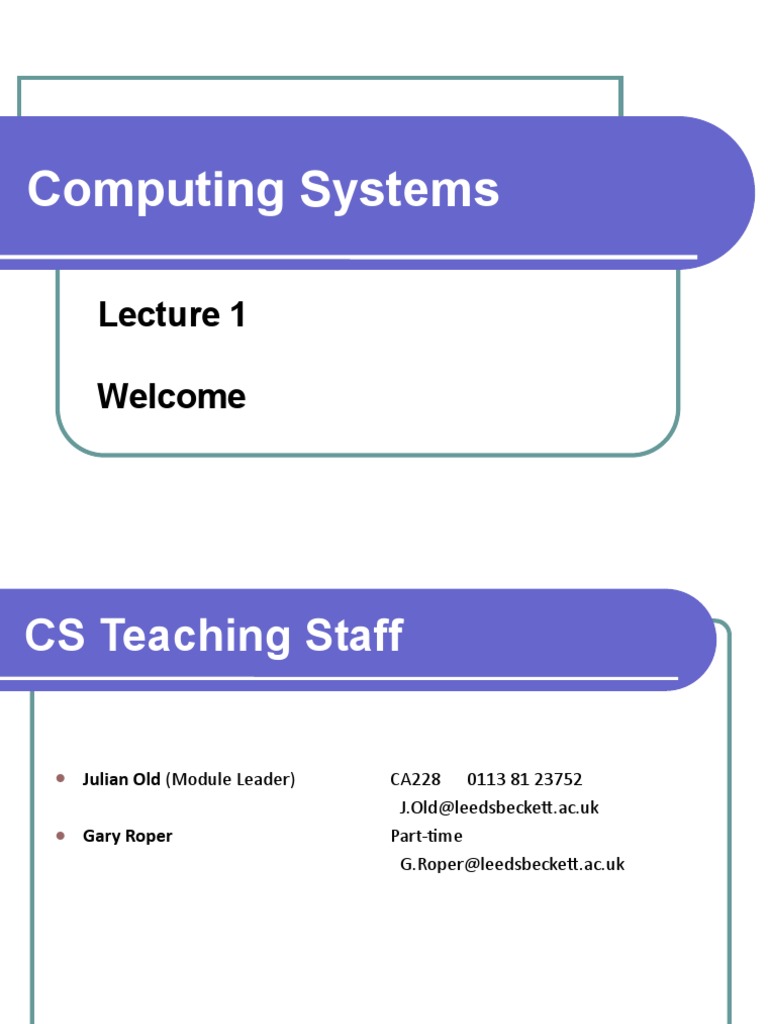 1 Module Introduction - Number Systems Lecture | PDF | Decimal ...
