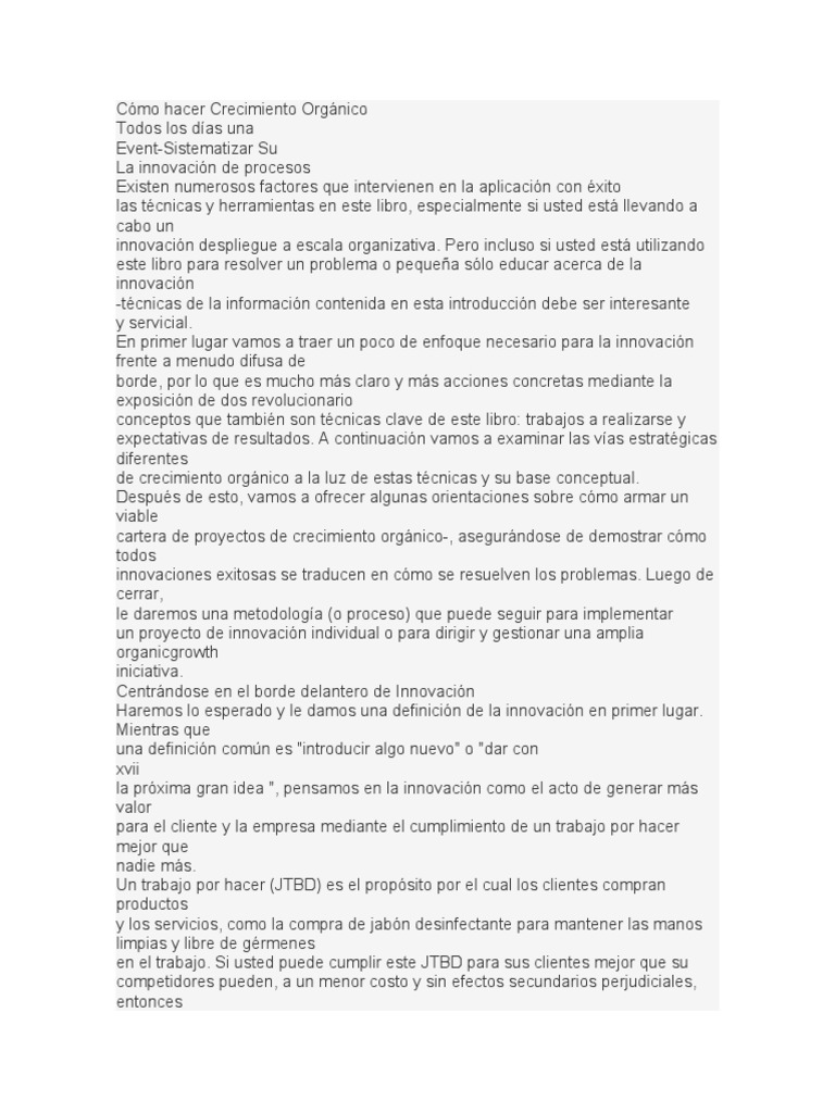 The Innovator S Toolkit | PDF | Innovación | Cliente