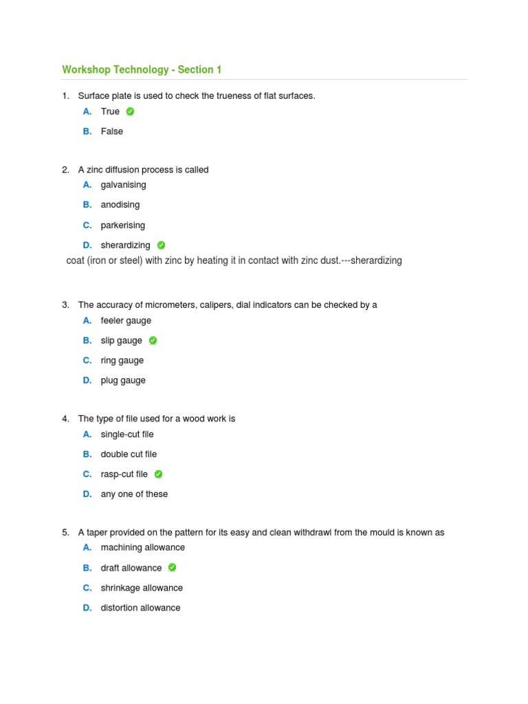 Workshop Technology PDF | PDF | Casting (Metalworking) | Sheet Metal