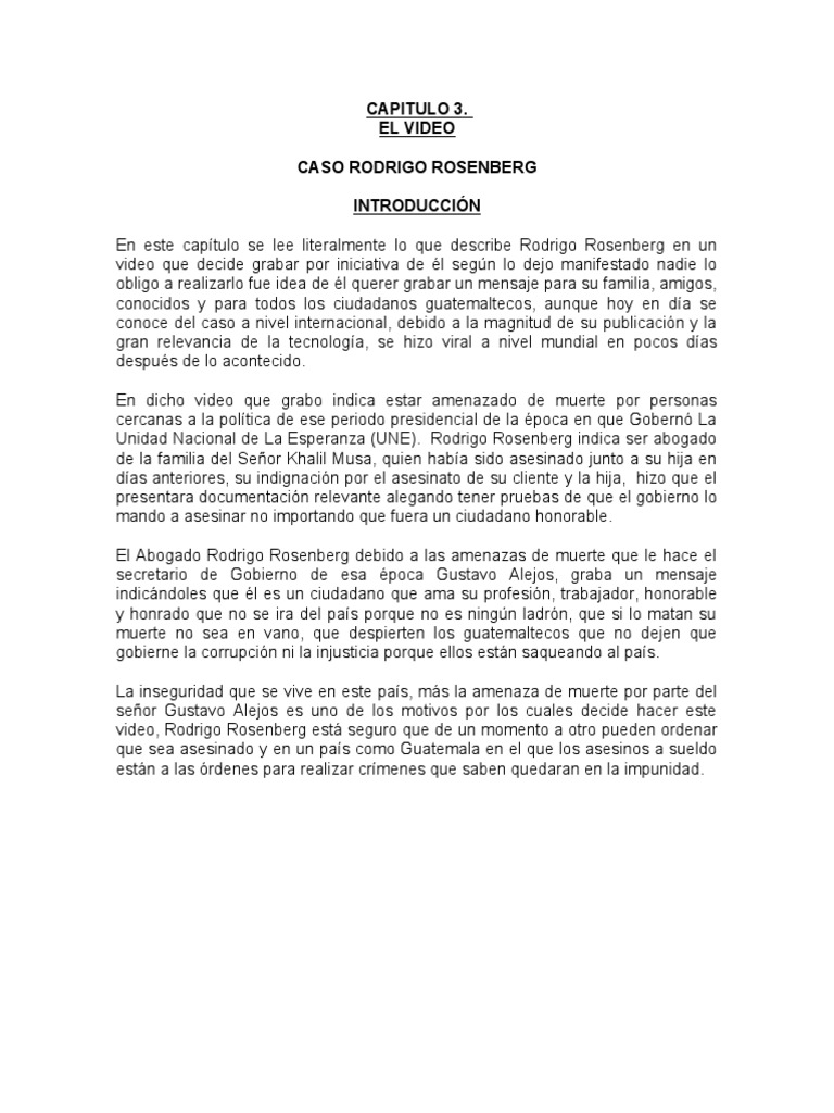 Caso Rosenberg - Criminalistica-Grupo 2 | PDF | Thriller y crimen