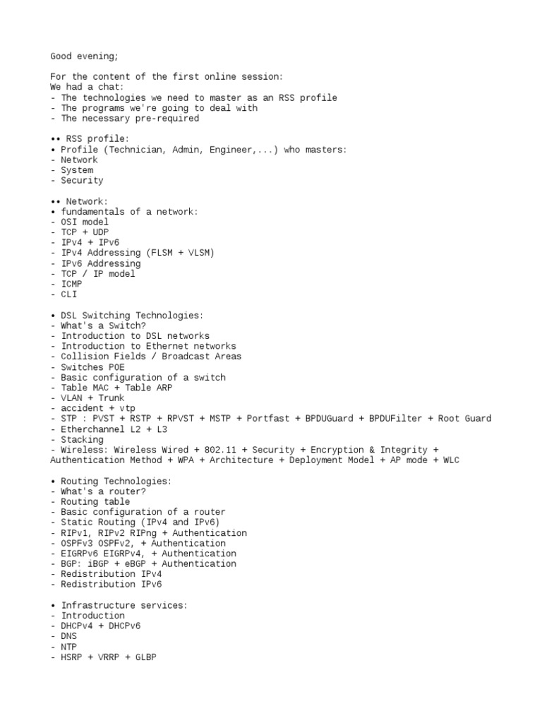 Auto Formation | PDF | I Pv6 | Computer Network