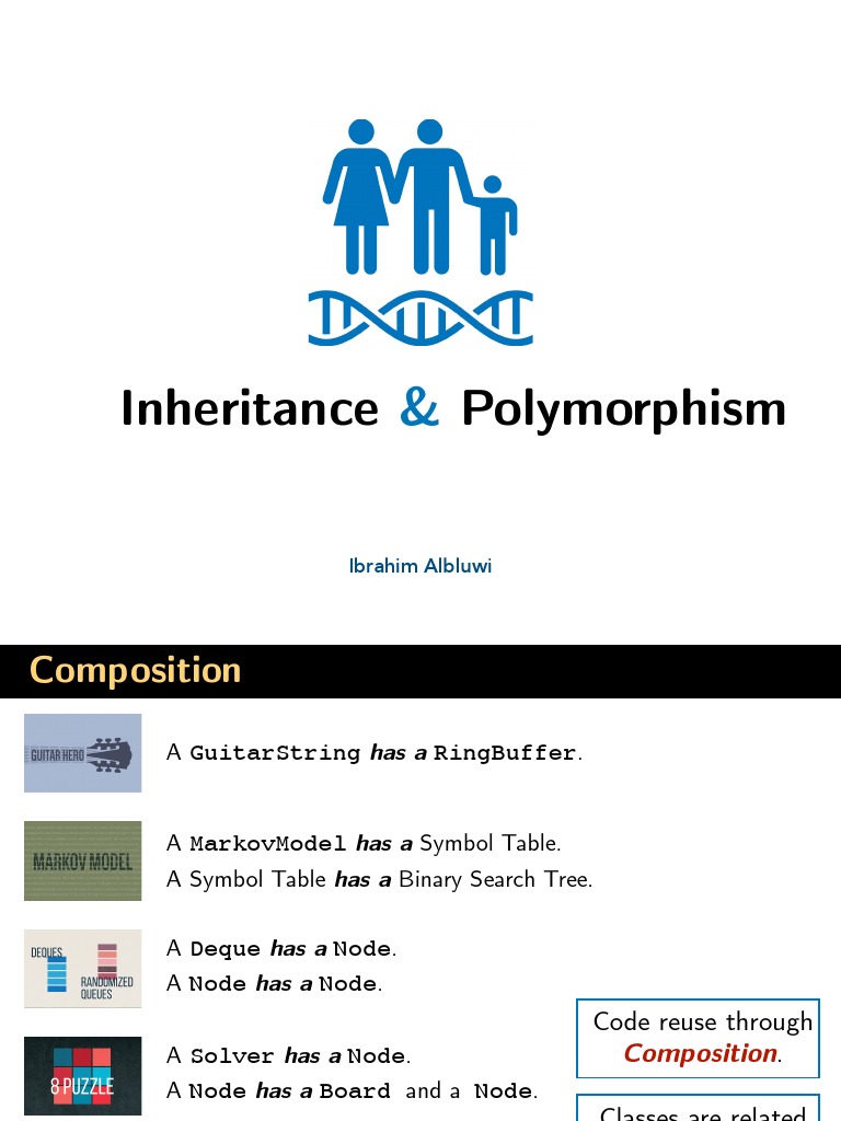 03 Inheritance & Polymorphism (IA) Apunte | PDF | Inheritance (Object ... 03 Inheritance & Polymorphism (IA) Apunte | PDF | Inheritance (Object ...