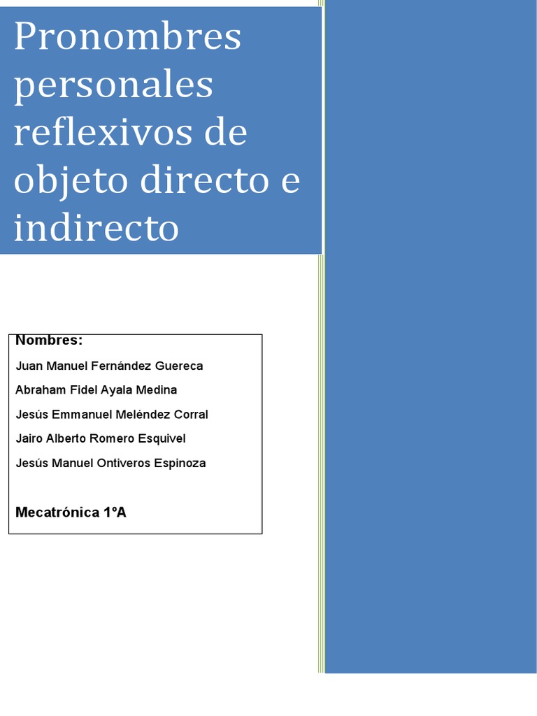 Introducción | PDF | Objeto (gramática) | Verbo