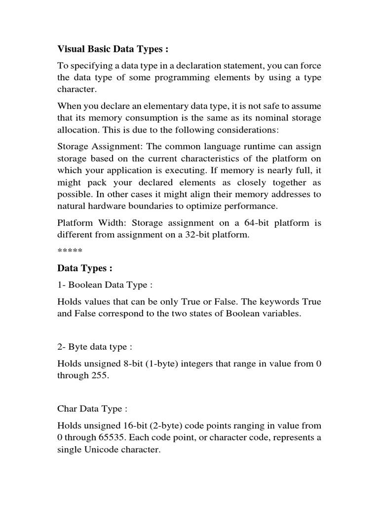 Data PDF | PDF | Data Type | Integer (Computer Science) Data PDF | PDF | Data Type | Integer (Computer Science)