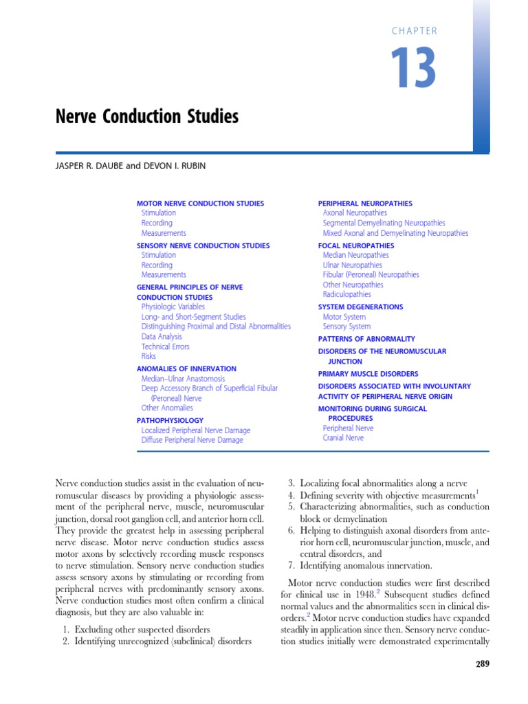 Nerve Conduction Studies | PDF | Nerve | Neuroanatomy