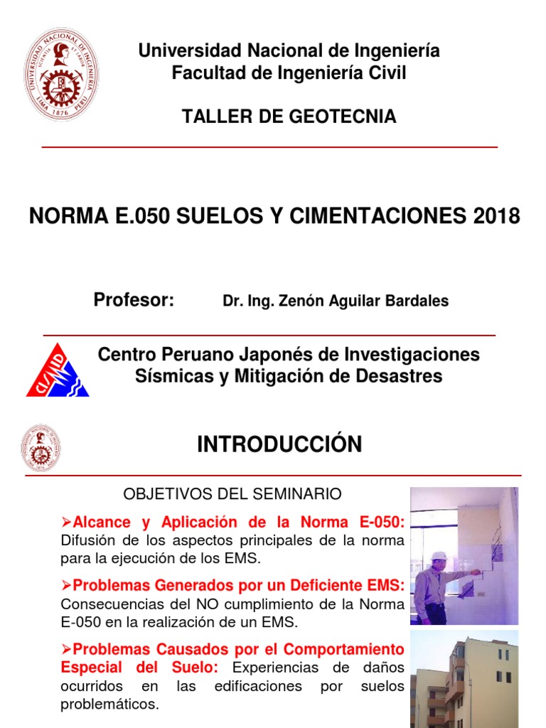 1 - Norma e 050 - 2018 | PDF | Fundación (Ingeniería) | Hormigón