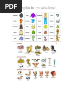 La Ropa en Espanol 30 Nombres de Prendas de Vestir Imprimible | PDF