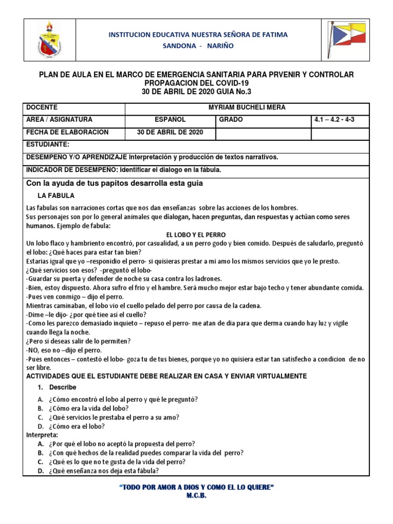 Guia No. 3 Español | PDF