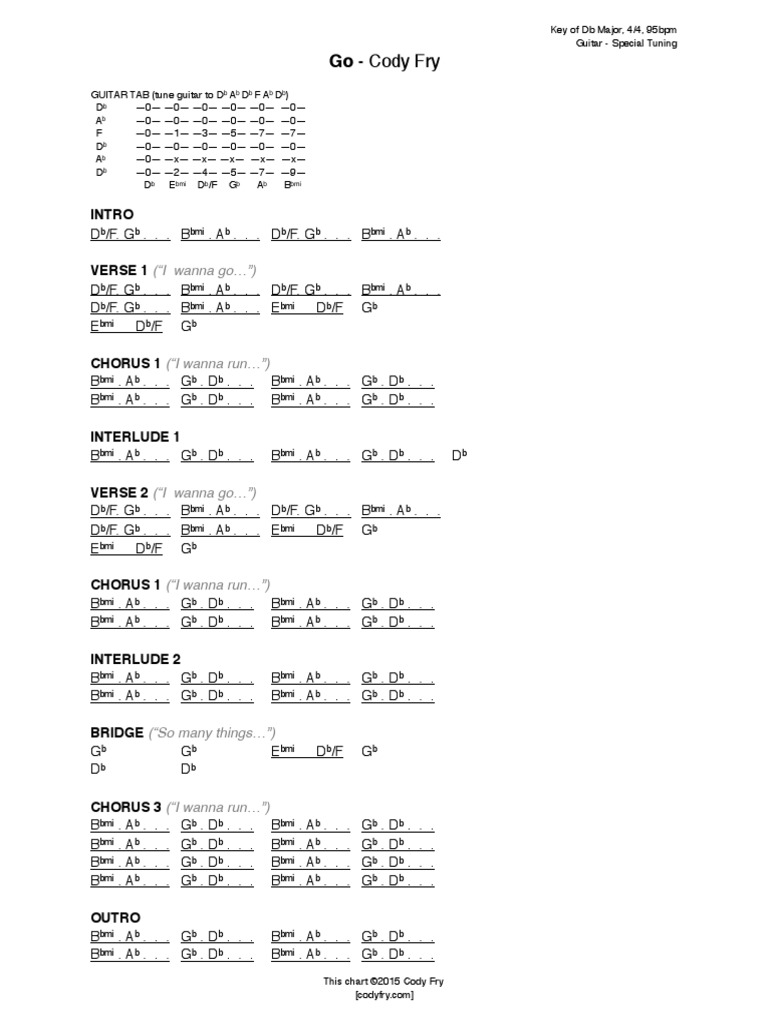 Go Charts | PDF | Song Structure | Songs