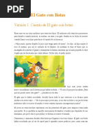 Guion Teatral El Gato Con Botas | PDF | Gatos