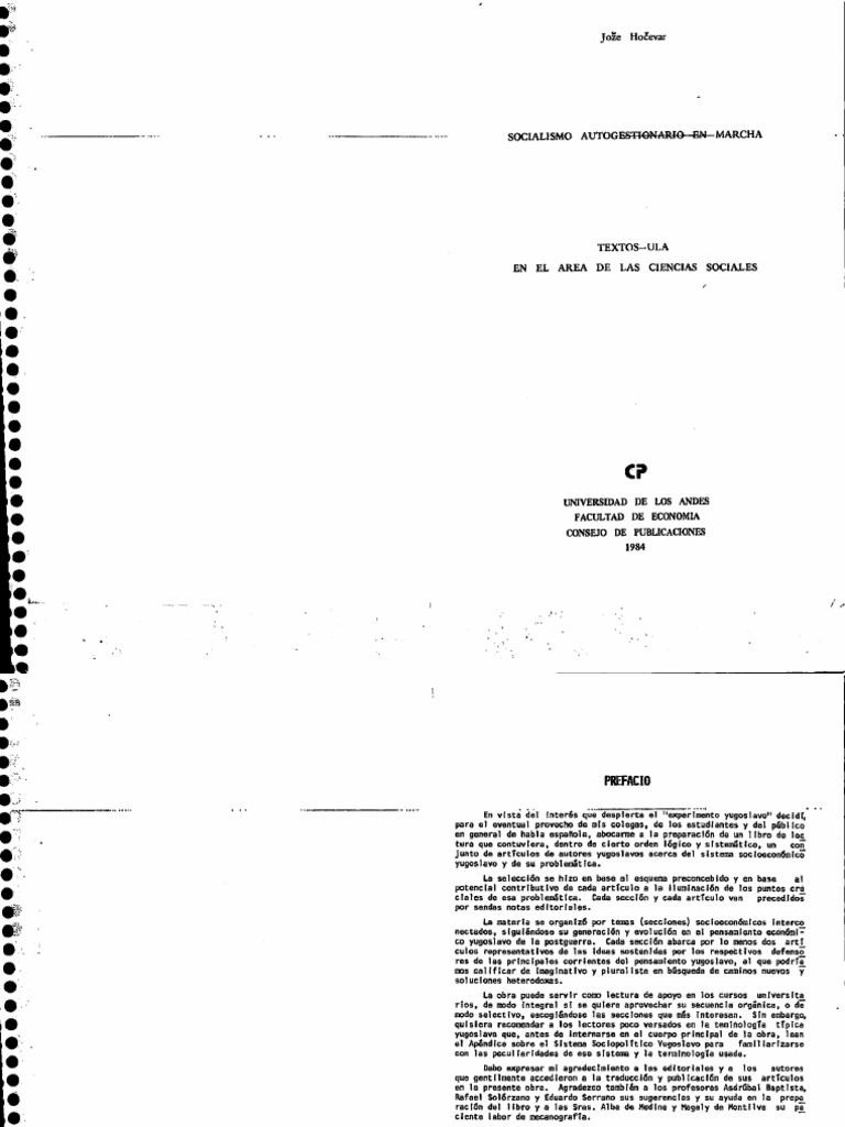 Socialismo Autogestionario en Marcha | PDF