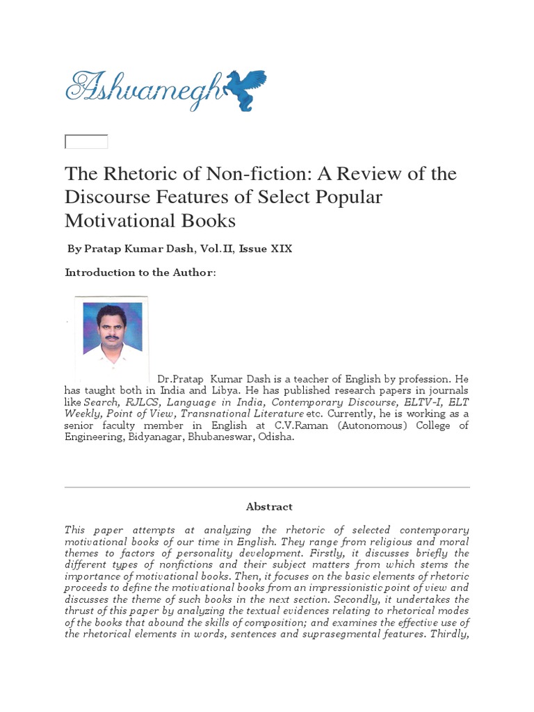 Rhetoric of Nonfiction | PDF | Rhetoric | Psychological Concepts