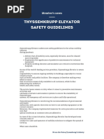 Elevator Emergency Procedures | PDF | Elevator | Emergency