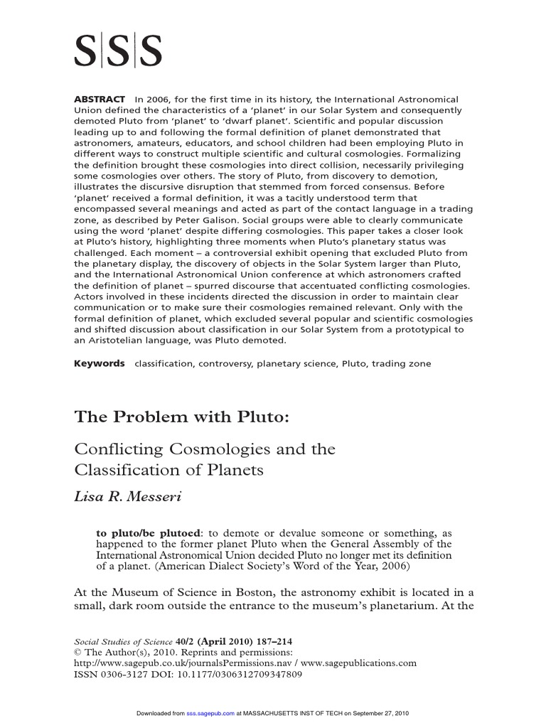 Messer I Pluto | PDF | Pluto | Planets