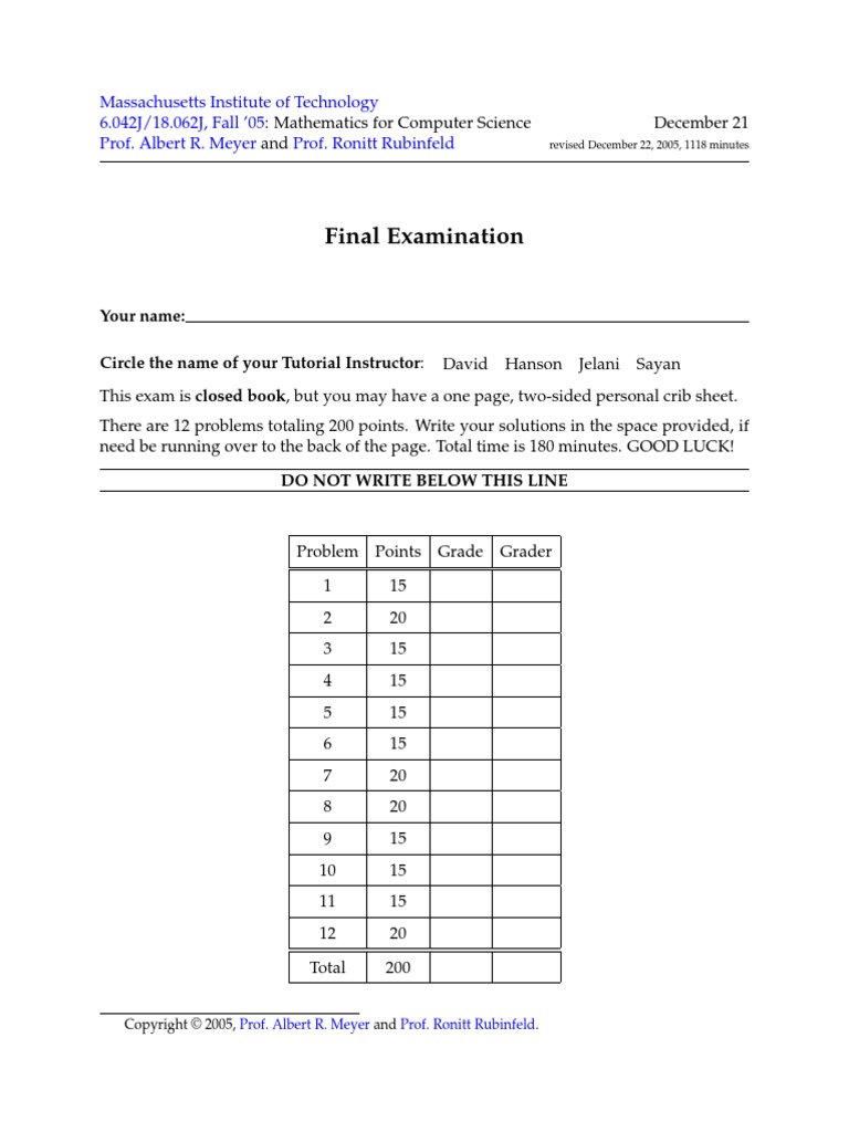 Final | Download Free PDF | Expected Value | Probability