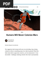 Humans Should Stay Home and Let Robots Take To The Stars HMH Literature ...