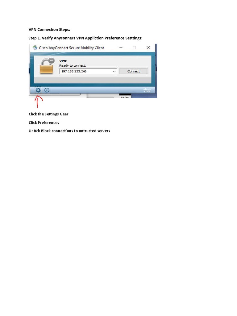AnyConnect VPN Setup Guide | PDF