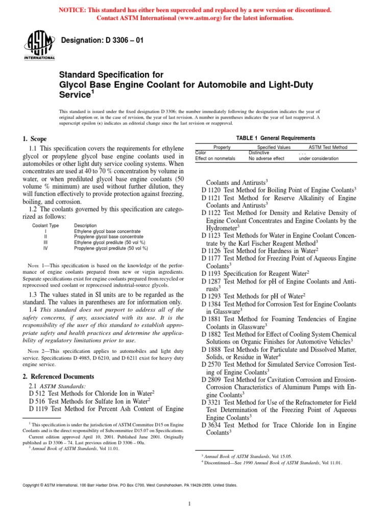 D 3306 - 01 - Rdmzmdytmde | PDF | Chemical Compounds | Physical Sciences