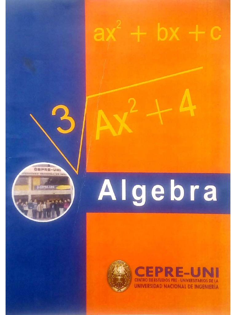 Algebra Cepre Uni PDF | PDF