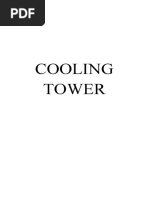 Cooling Tower Design and Calculations | PDF | Evaporation | Water