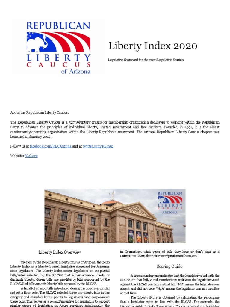Liberty Index 2020 | PDF | Policy | Government
