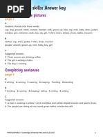 Prepare 3 Workbook Answer Keys | PDF