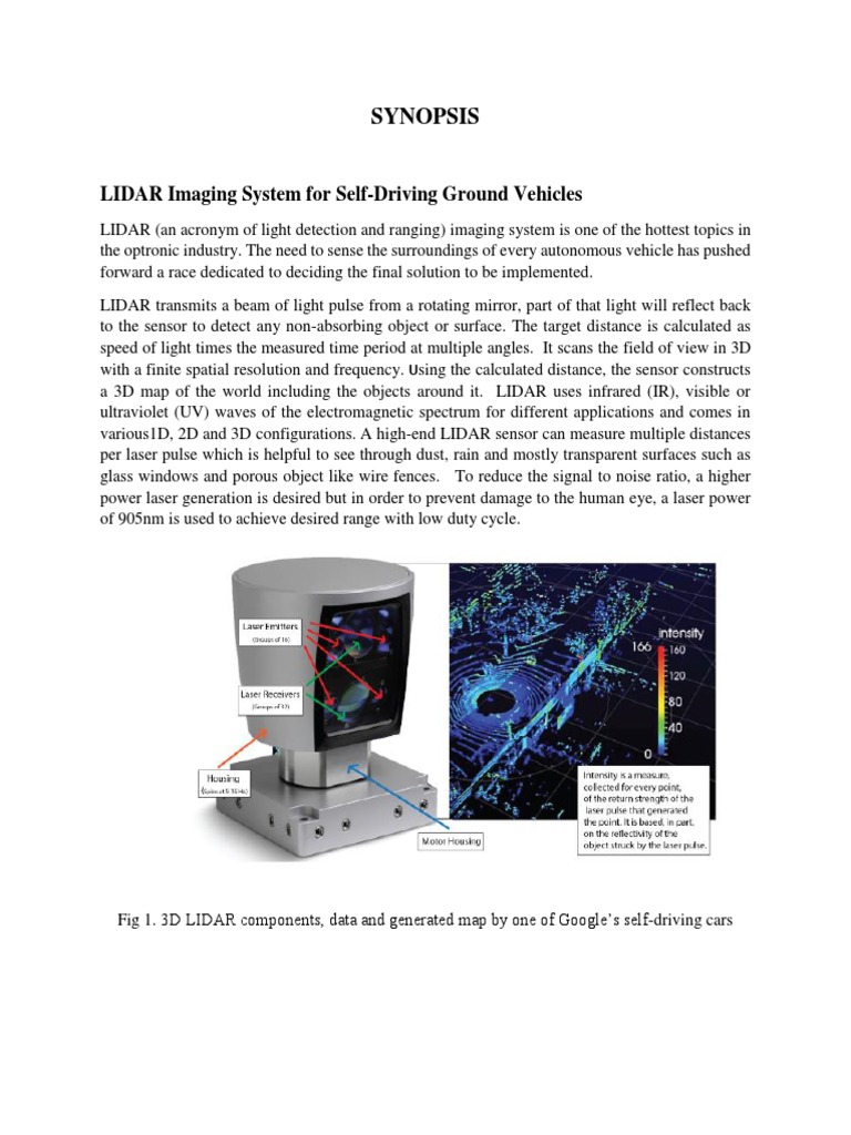LIDAR Imaging System | PDF | Lidar | Electromagnetic Radiation