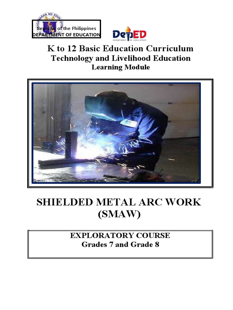 Smaw - Welding - Learning - Exploratory Module | PDF | Technology ...
