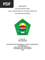 Analisis Variabel Moderasi dan Mediasi | PDF