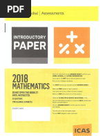 2019 Math D ICAS and Answer | PDF