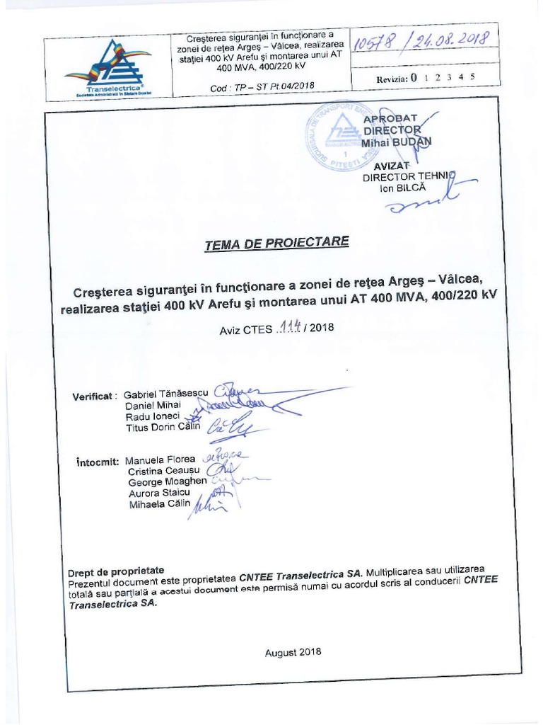 TEMA PROIECTARE-semnat | PDF