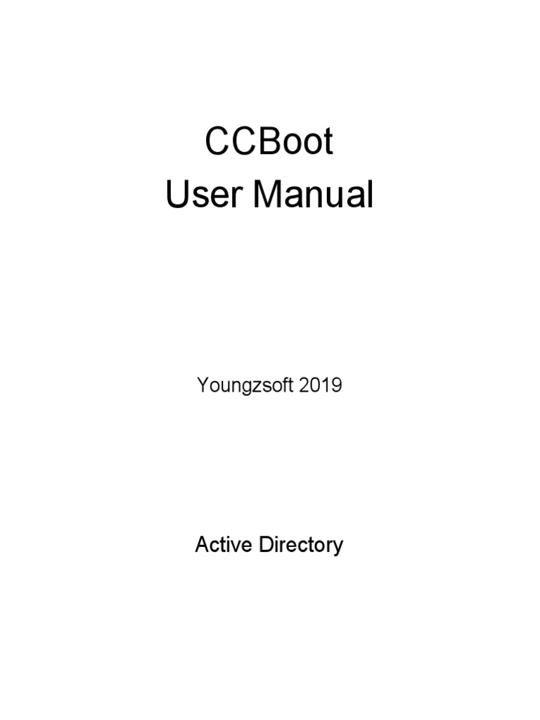 CCBoot Manual - Active Directory | PDF | Windows Registry | Active ...