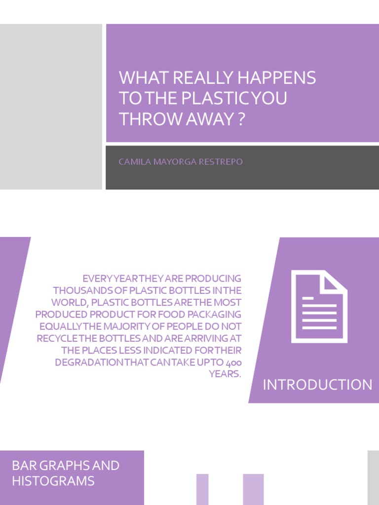 What Really Happens To The Plastic You Throw | PDF | Recycling | Bottle