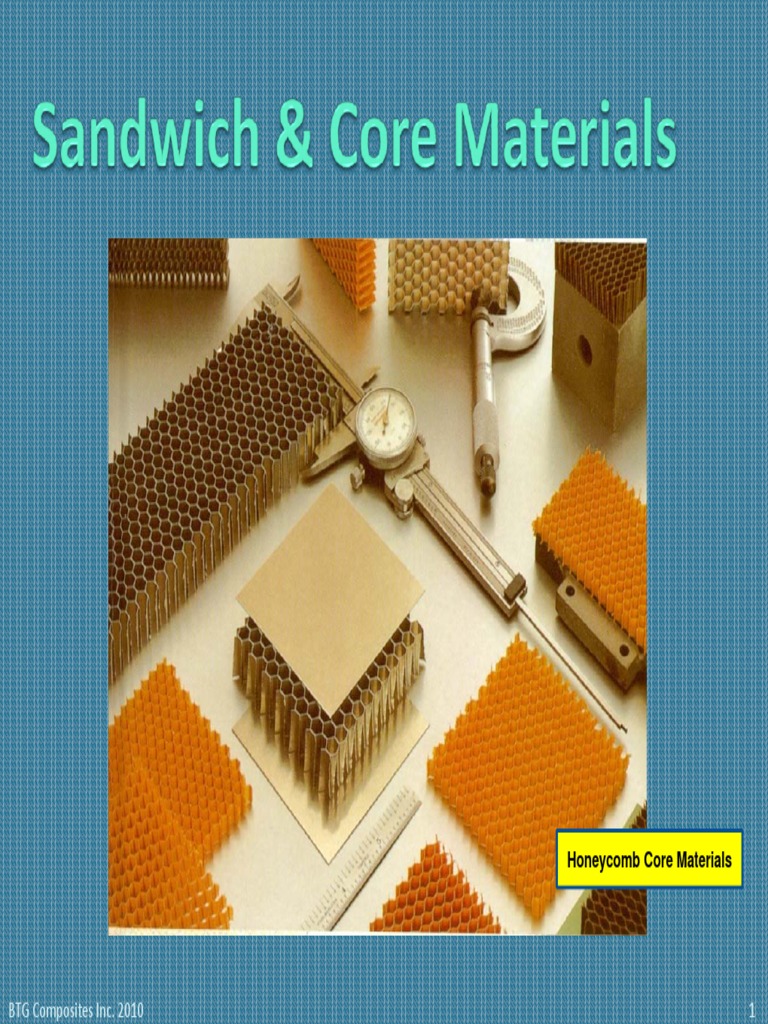 Sandwich-Core Technology | PDF | Composite Material | Fibre Reinforced ...