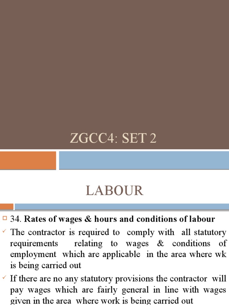 ZGCC4 Set 2 | PDF | Independent Contractor | Indemnity