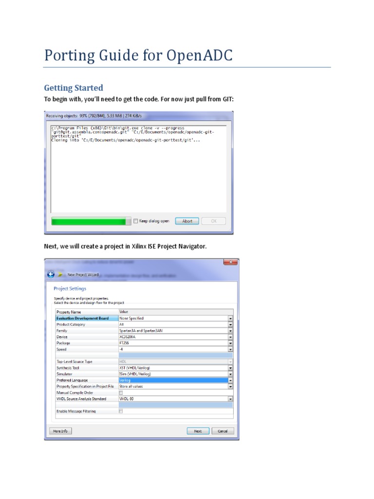 Porting Guide For OpenADC | PDF