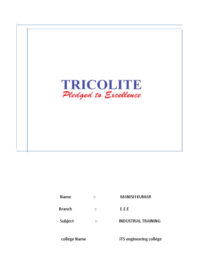 Tricolite Project Report Ashish PDF | PDF | Relay | Electrical Wiring
