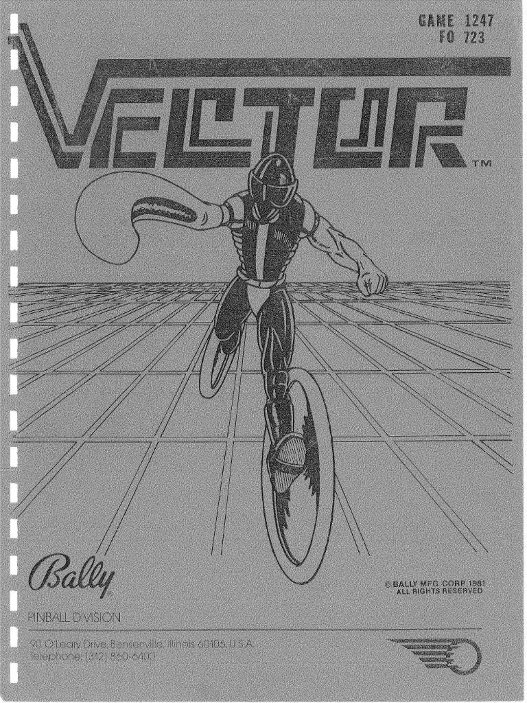 Bally Vector Pinball Manual | PDF