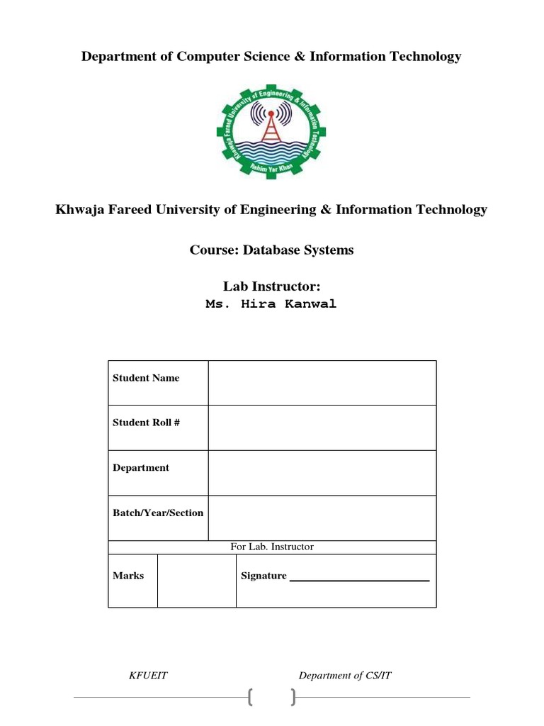 Lab Manual 12 PDF | PDF | Databases | Microsoft Sql Server
