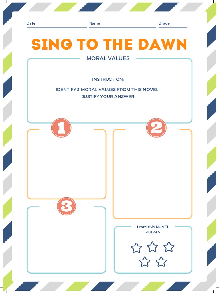 Moral Values - Worksheet 1 | PDF