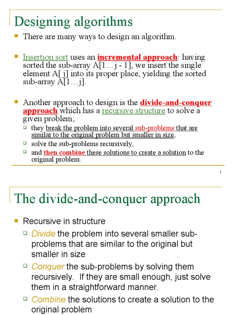 Designing Algorithms: Insertion Sort | PDF | Theoretical Computer Science | Computer Science