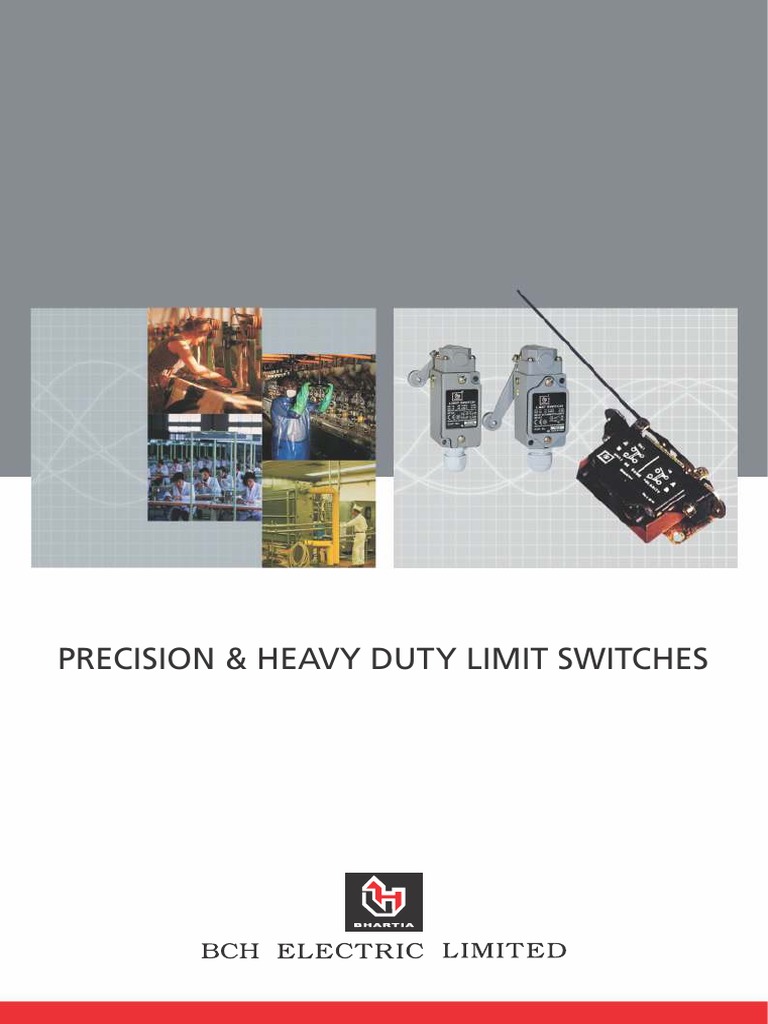 BCH Limit Switches | PDF | Switch | Mains Electricity