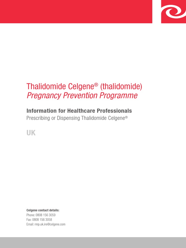 Thalidomide Pregnancy Prevention | PDF | Medical Prescription | Birth ...