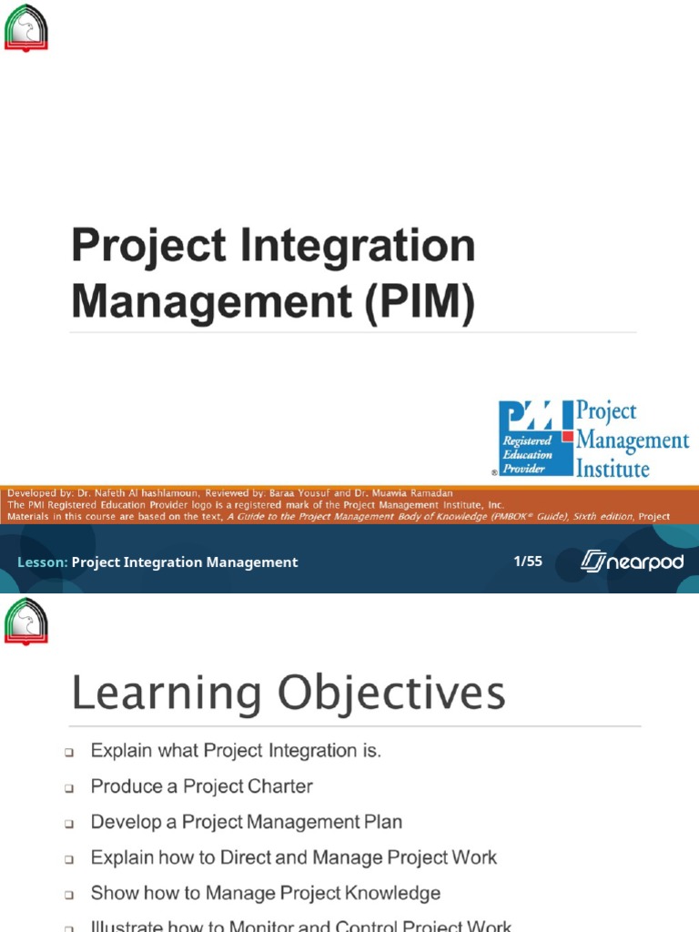 Managing the Integration of Project Activities: An Overview of Project ...