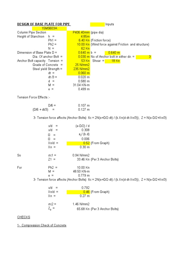 Base Plate Circular | PDF | Screw | Joining