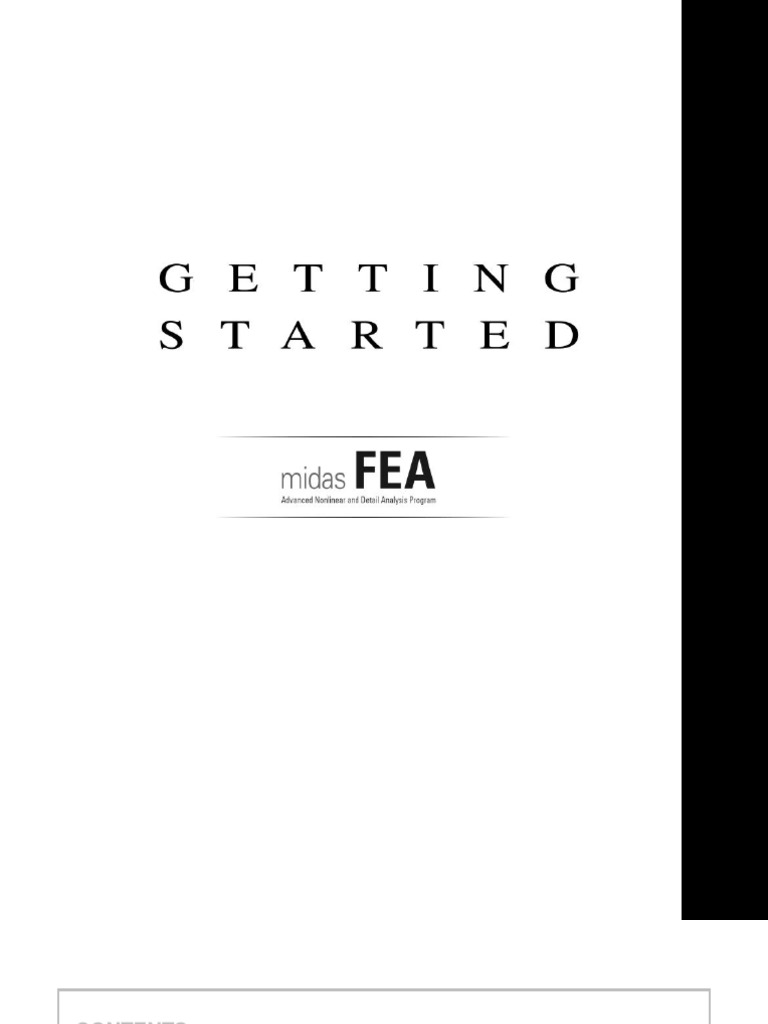 midas FEA Installation and Overview Guide | PDF | Icon (Computing ...