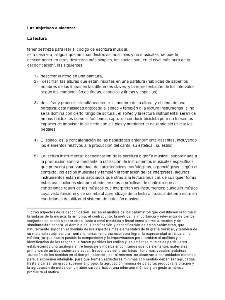 Habilidades para Leer Música Eficazmente | PDF | Ritmo | Partituras