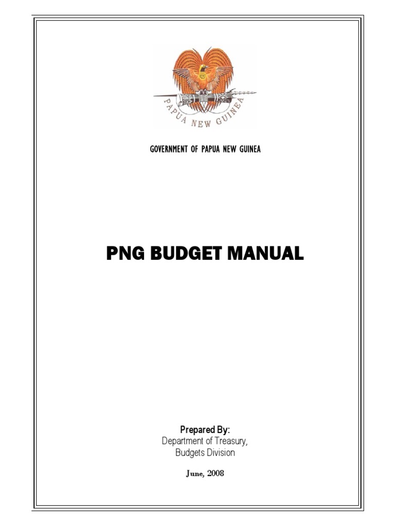 PNG Budget Manual: Government of Papua New Guinea | PDF | Public ...