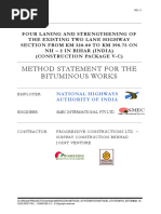 Method Statement - Street Lighting Installation | PDF | Traffic | Road